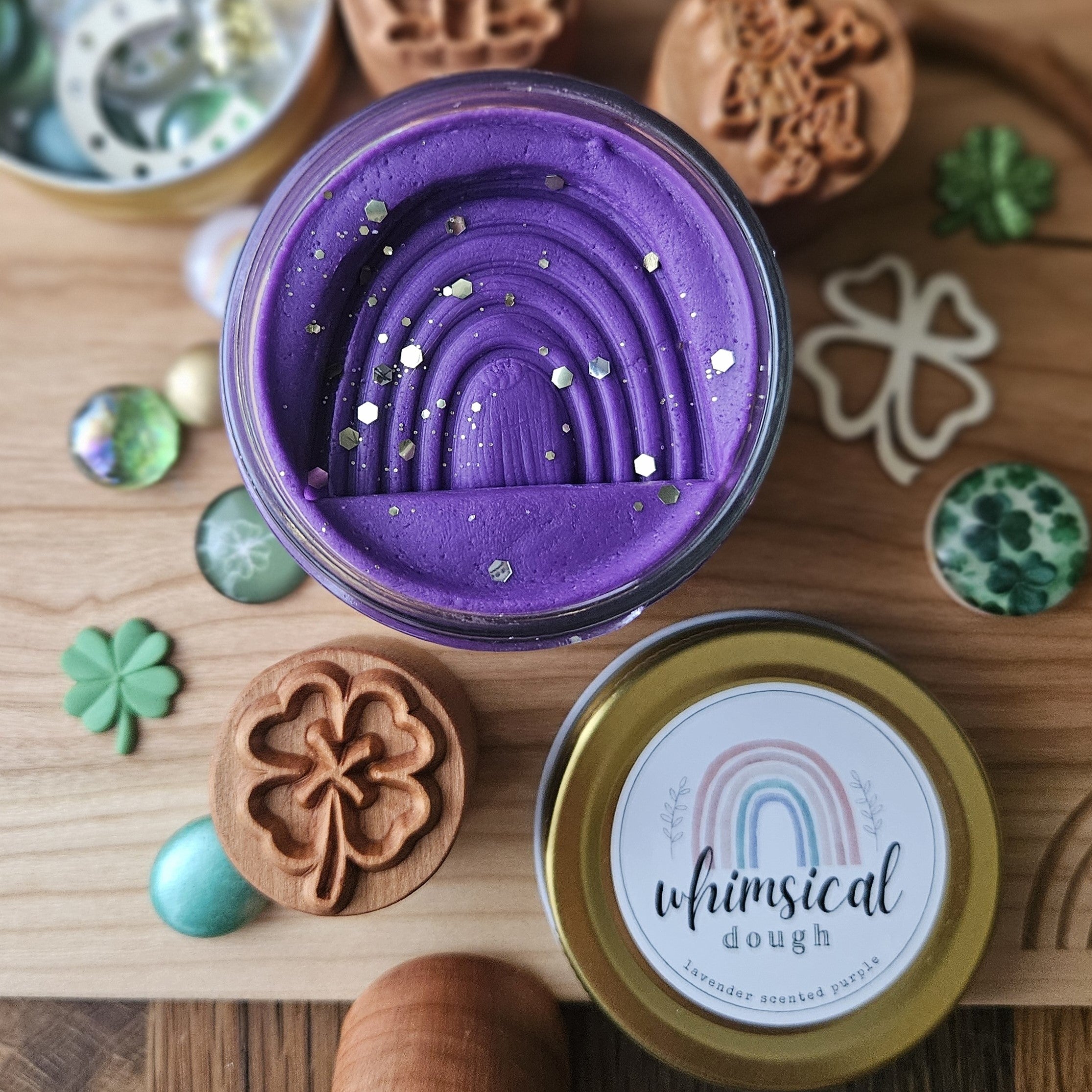 Handcrafted Purple Play Dough – whimsicaldough